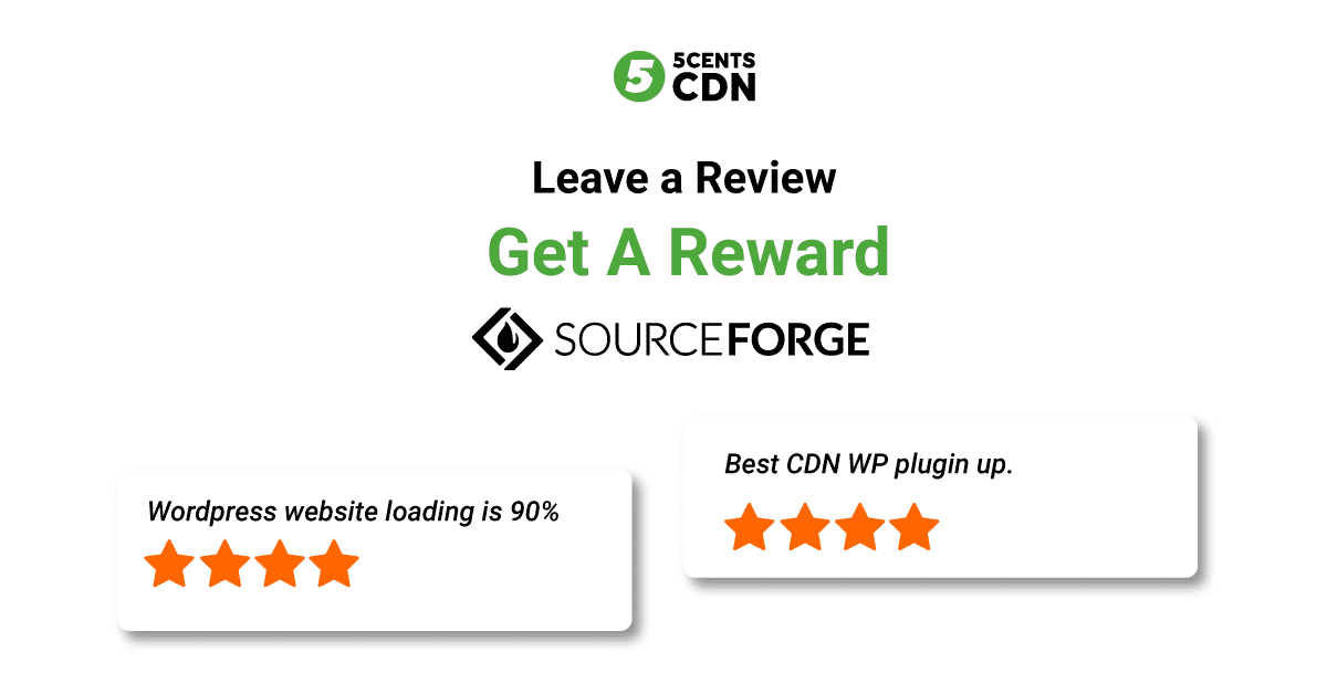Leave A Review, Get A Reward (Sourceforge) - 5centsCDN | Video Live ...