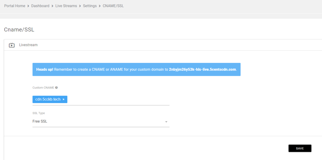 How to deploy Free SSL for your Live Streams? – 5centsCDN Help Center